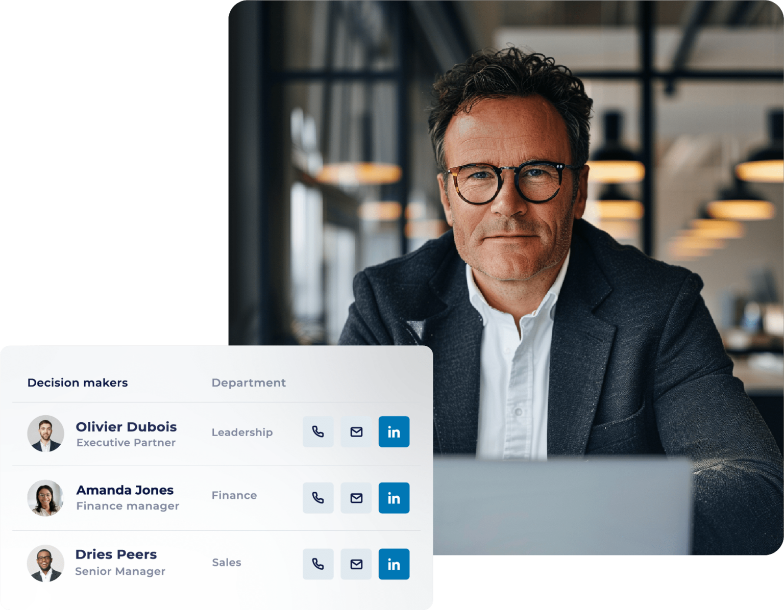 300+ million key contact profiles to enhance your outreach.