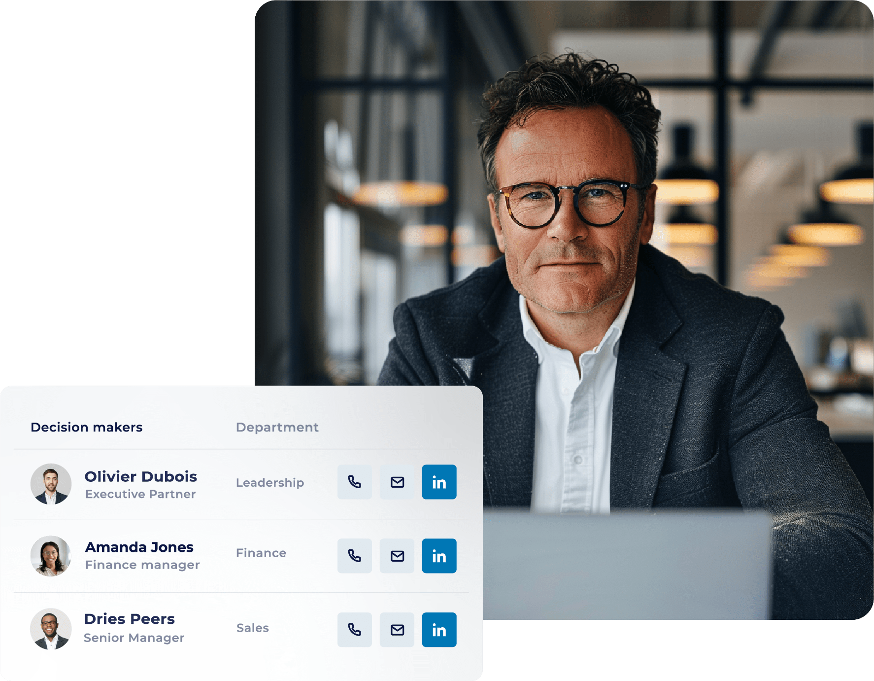 300+ million key contact profiles to enhance your outreach.